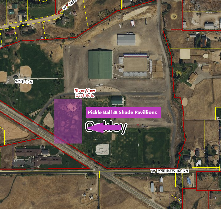 Oakley Recreation Complex - Shade Pavilions and Benches | Oakley City Utah